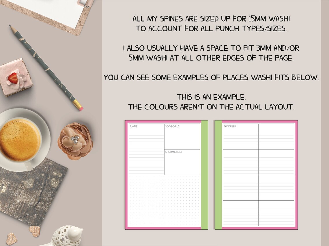 Dashboard Layout Planner Printable Big Planner Weekly Inserts - Etsy