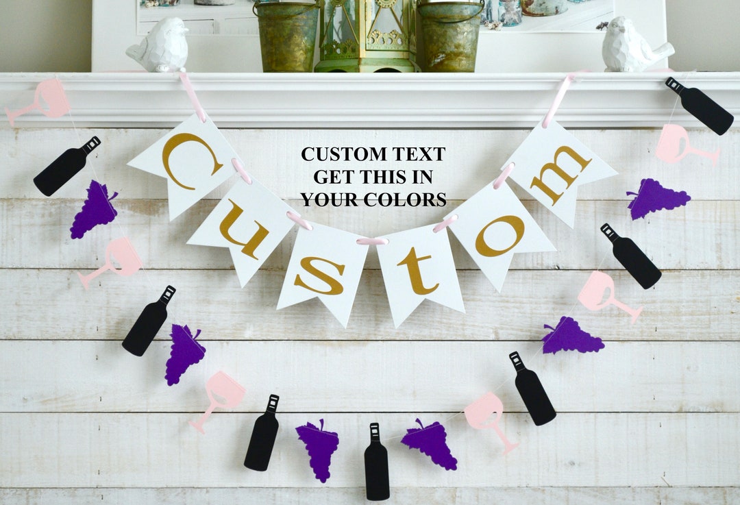 Custom Wine Decorations, Winery Banner, Traveling Winery Decorations ...