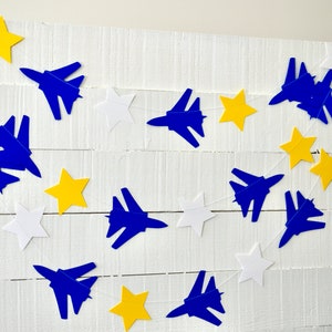 Blue Angels Birthday Decorations Military Jet Birthday - Etsy