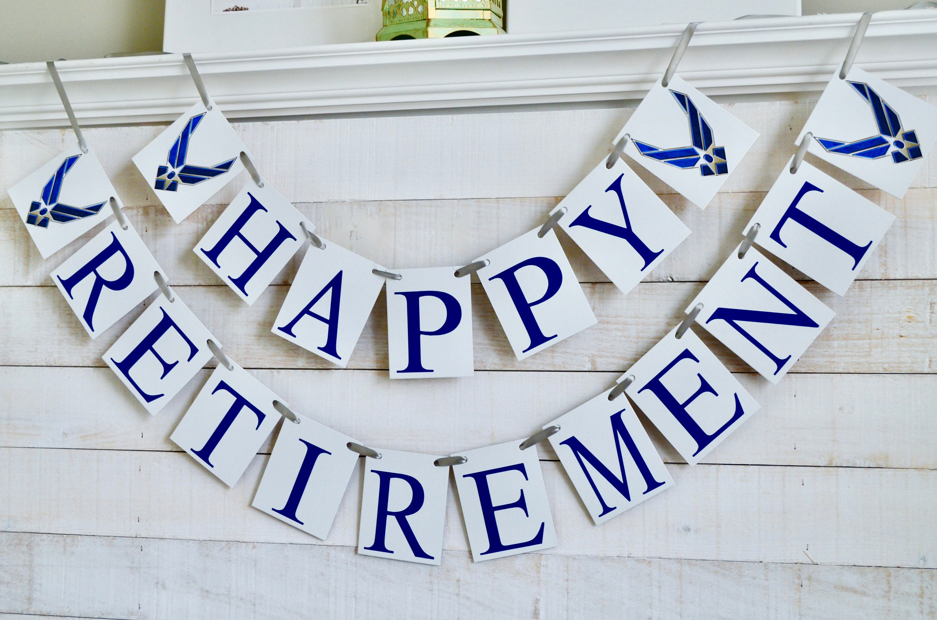 Air Force Retirement Party Decorations Happy Retirement - Etsy UK