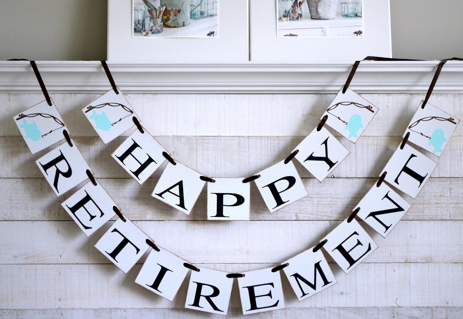 Happy retirement banner retirement sign retirement | Etsy