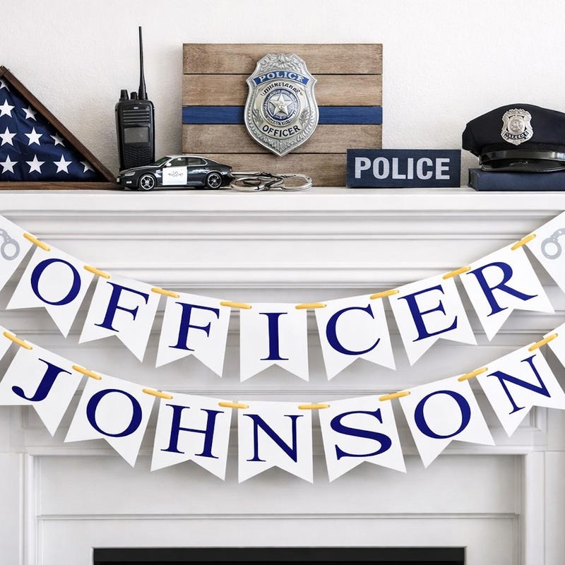 Police Centerpiece - Etsy