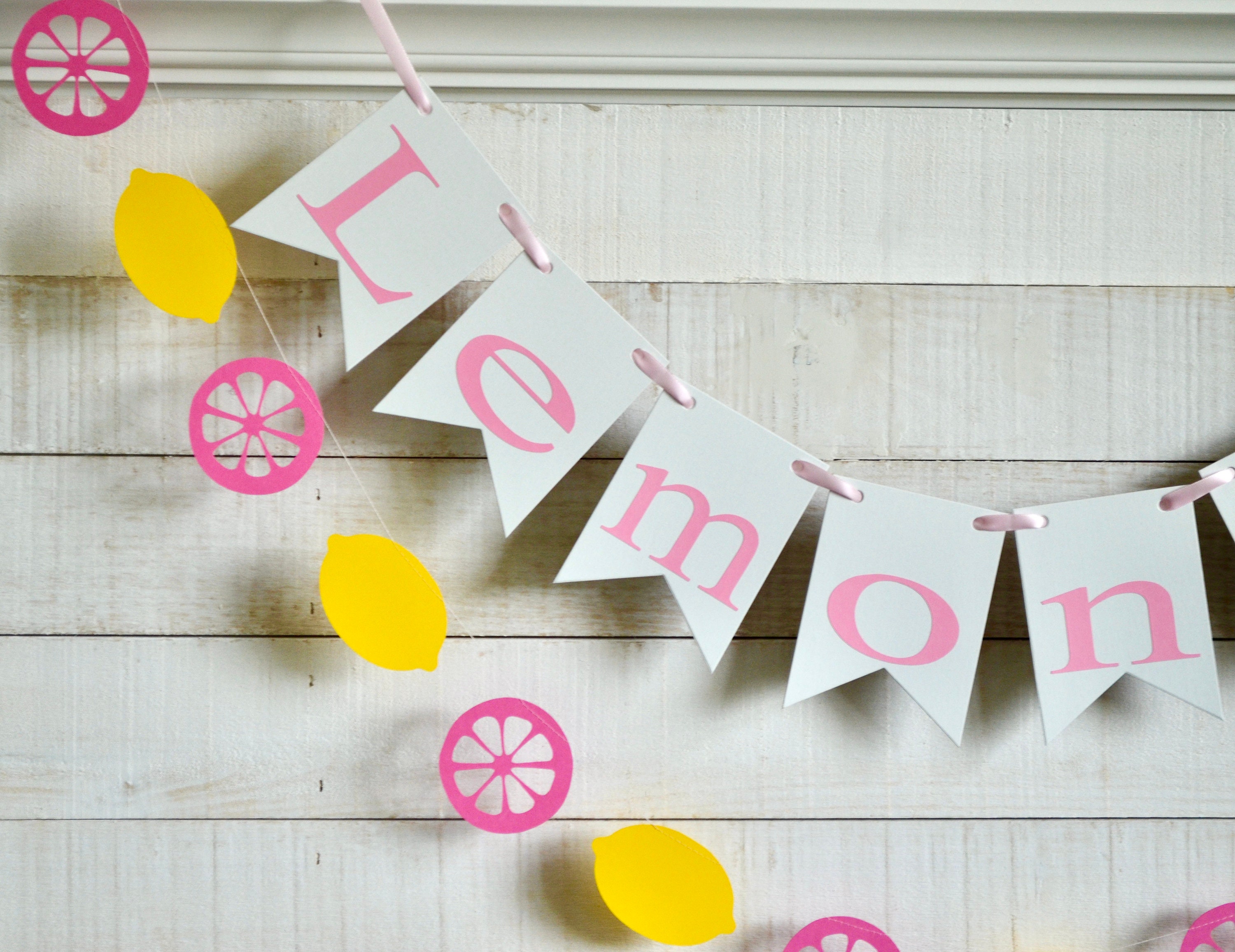 Lemonade Banner Lemonade Stand Decorations Summer Lemonade | Etsy