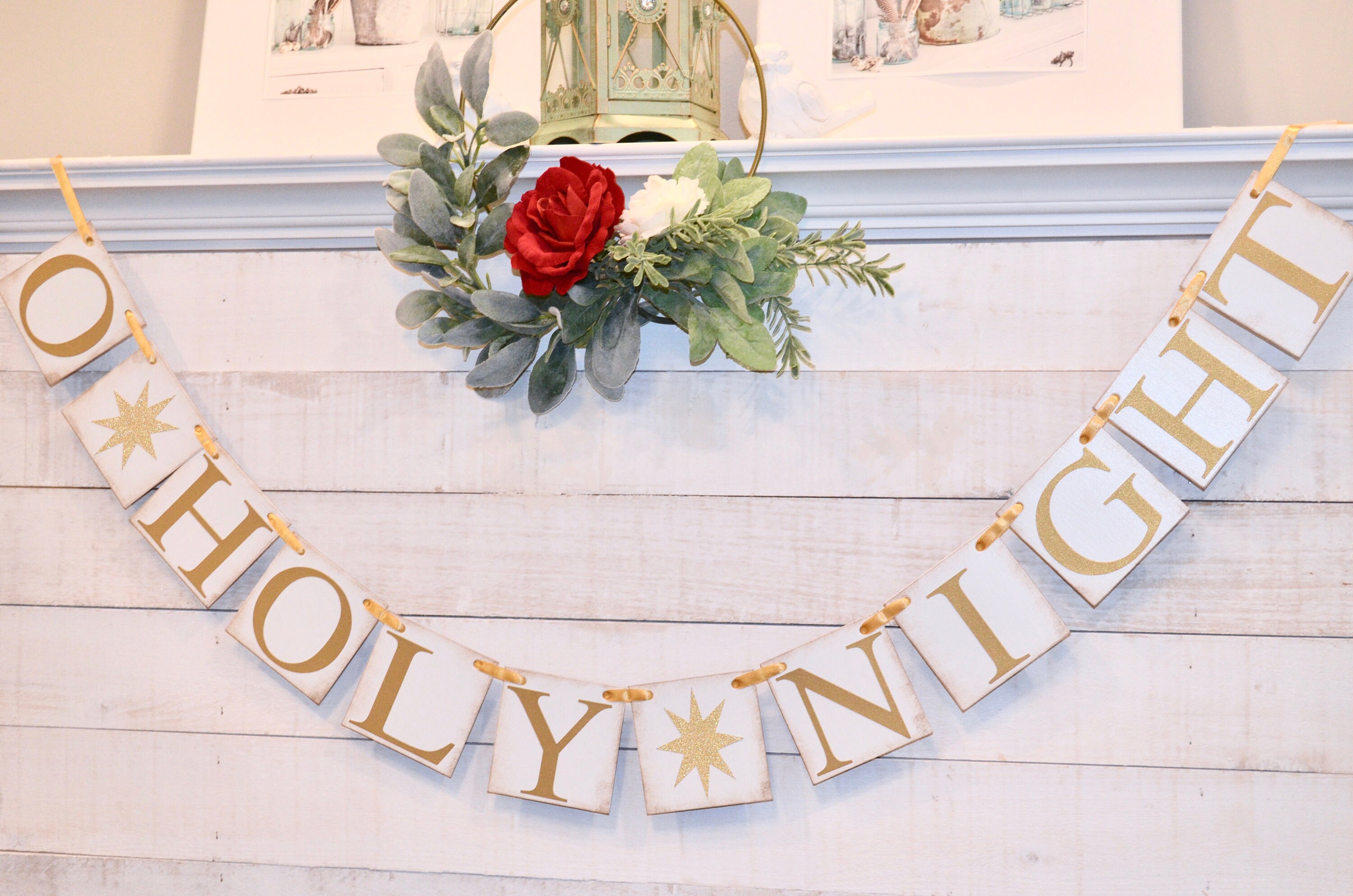 O Holy Night Banner Christmas Banner Religious Banner - Etsy