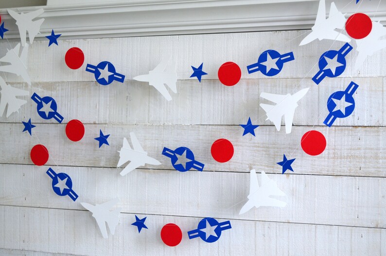 Air Force Party Decorations Air Force Roundel Decorations | Etsy