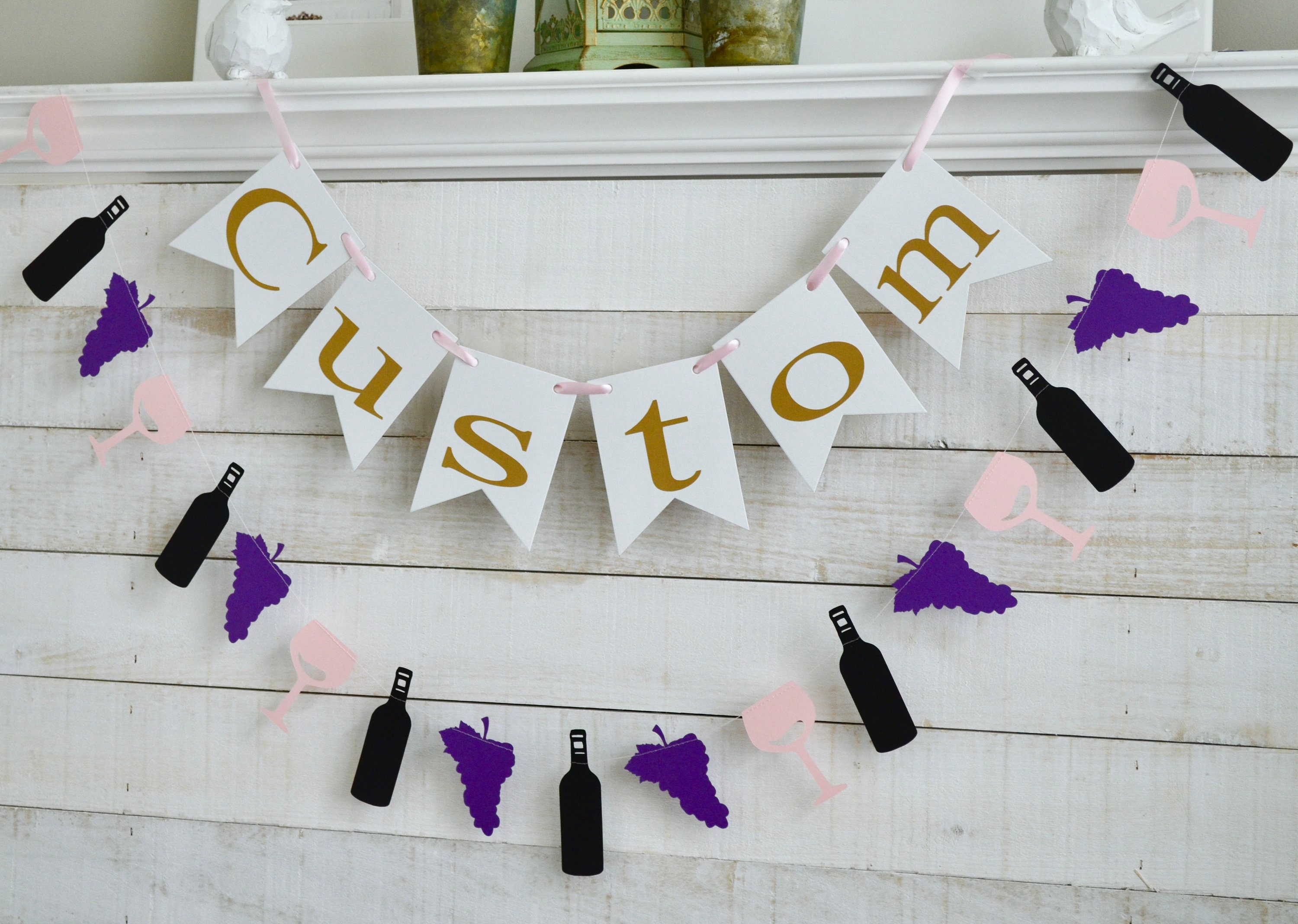 Custom Wine decorations Winery banner Traveling winery | Etsy