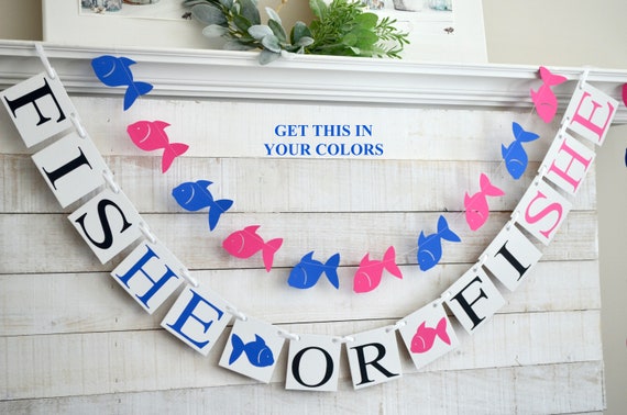 Fish He Or Fish She Banner, Fish He Or Fish She Gender Reveal, FisHE Or ...