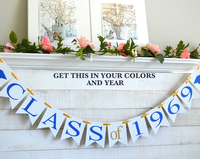 Class Reunion Banner, Graduation Banner, Customized Class Reunion ...