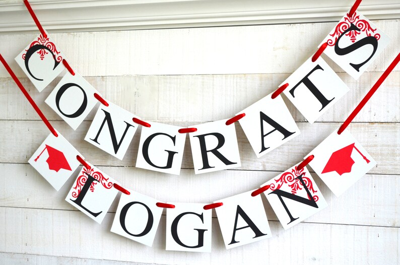 Congrats Banner Congrats Graduation Banner personalized | Etsy