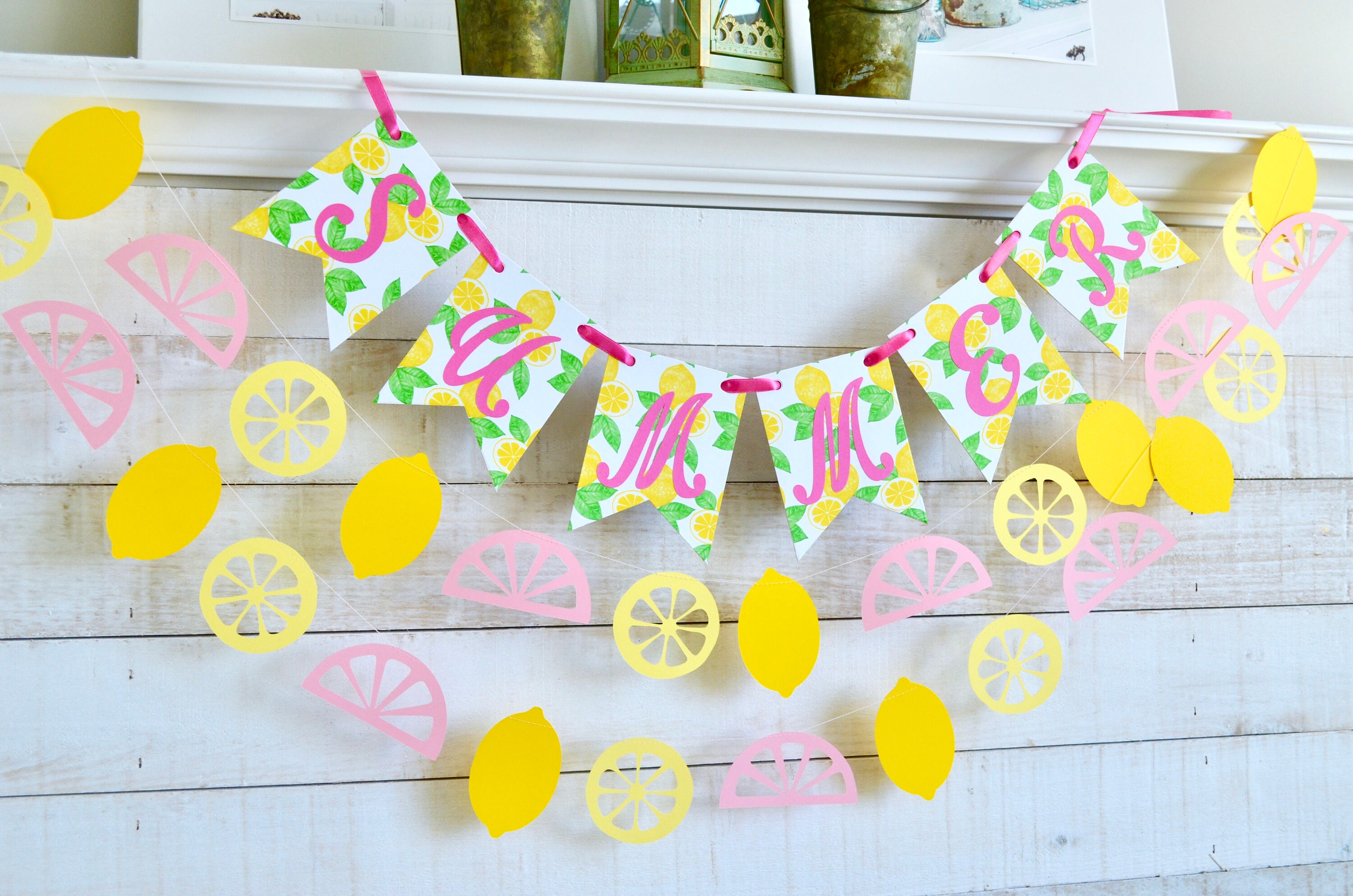 Summer Banner Lemonade Banner Lemonade Party Sign Summer | Etsy