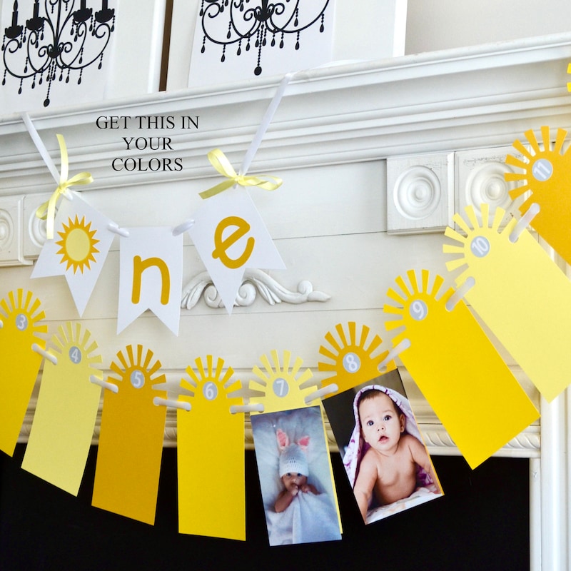 12 Month Banner - Etsy