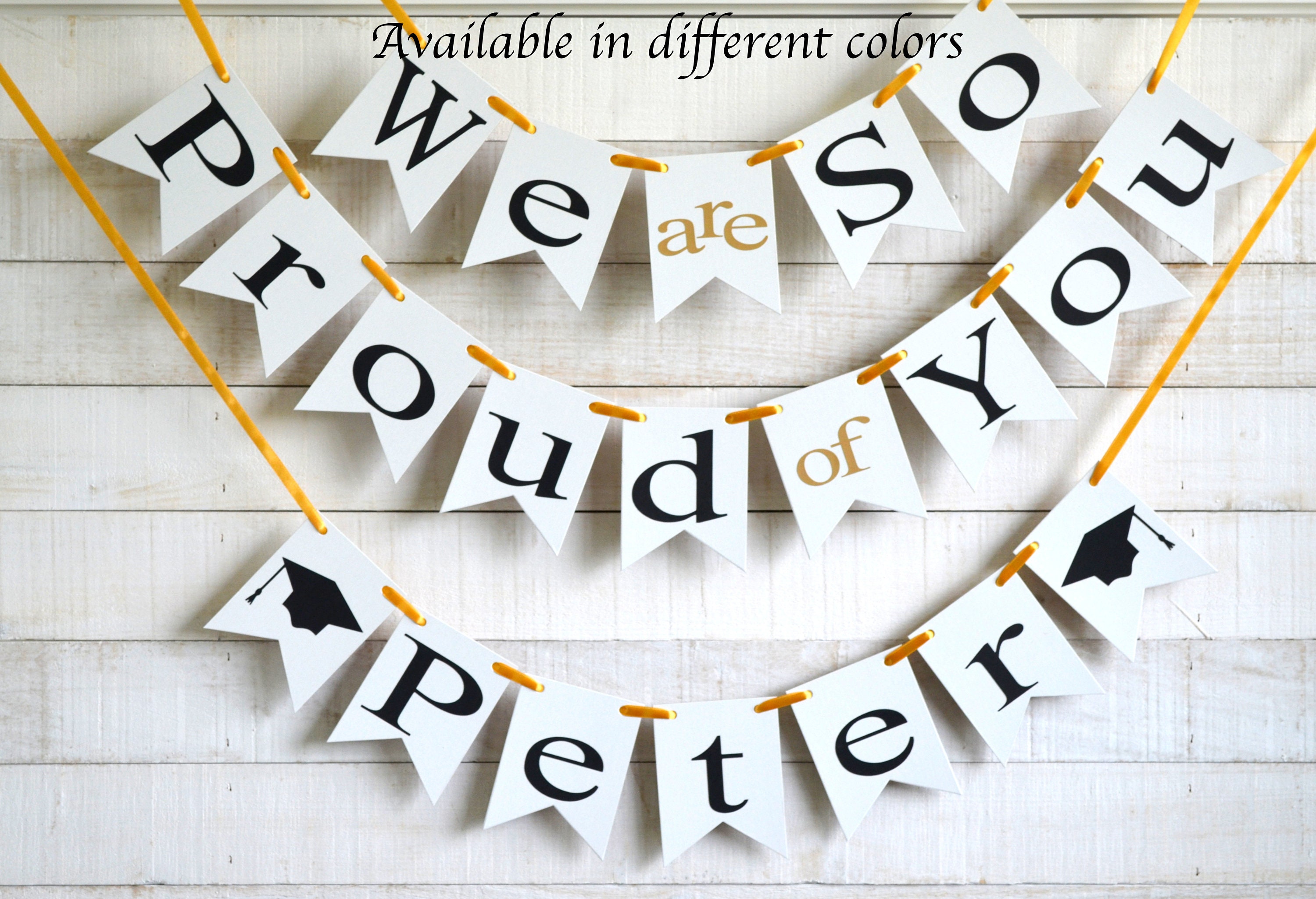 Graduation Party Decorations We Are so Proud of You Banner | Etsy