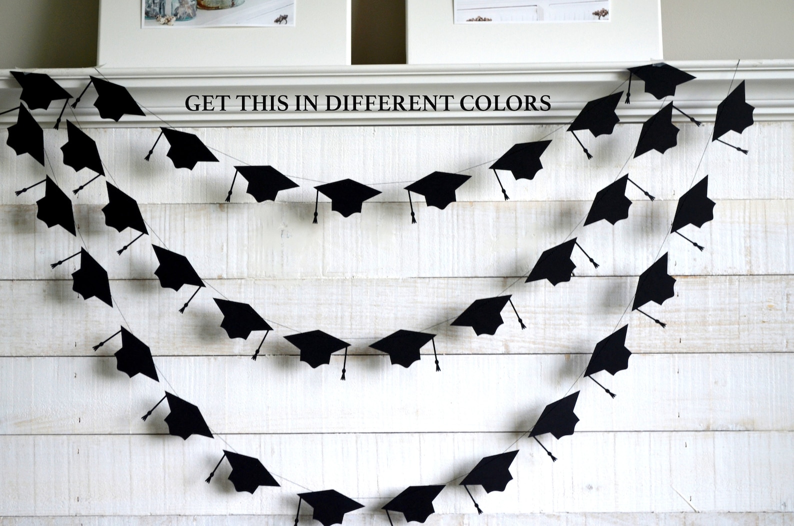 Graduation Cap Garland Graduation Photo Props Graduation - Etsy