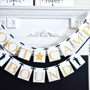 BOOT Camp Bound Banner, Military Party Boot Camp, Bound to Boot Camp ...