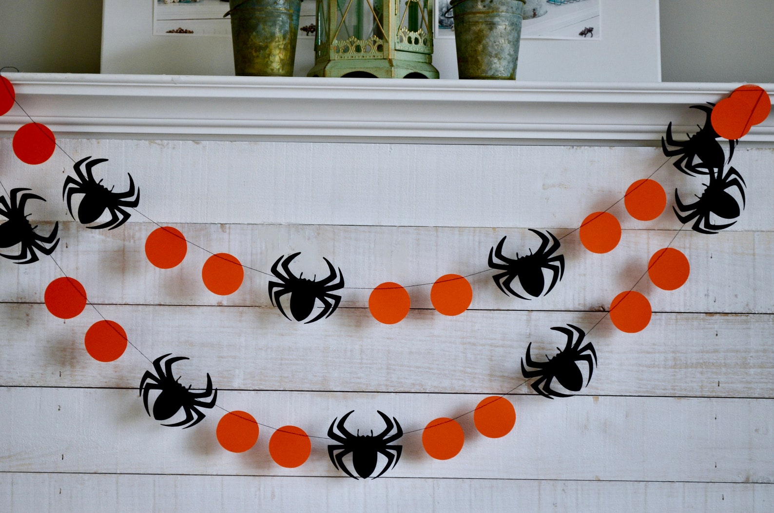 Spider Garland Spider Banner Tarantula Spider Halloween | Etsy