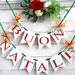 Buon Natale Banner, Italian Christmas Banner, Vintage Italian Christmas ...