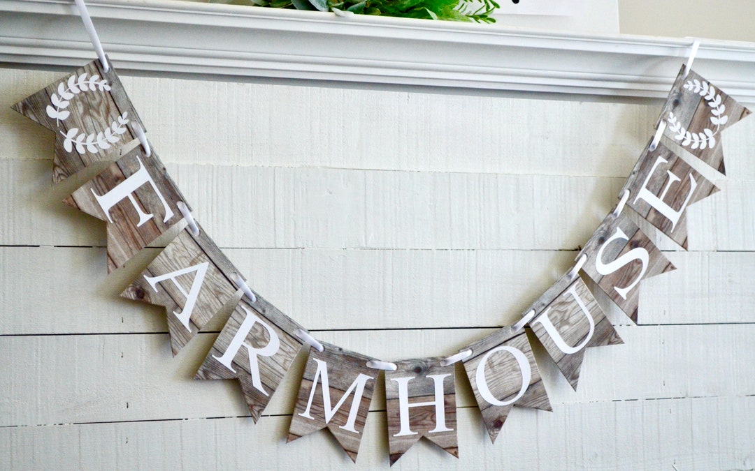 Farmhouse Sign, Farmhouse Banner, Home Sweet Home, Everyday Banner ...