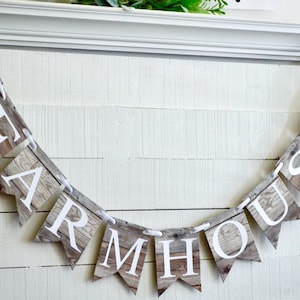 Farmhouse Sign, Farmhouse Banner, Home Sweet Home, Everyday Banner ...
