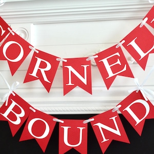 College Bound Banner: Personalized Name School Colors Graduation Decor ...