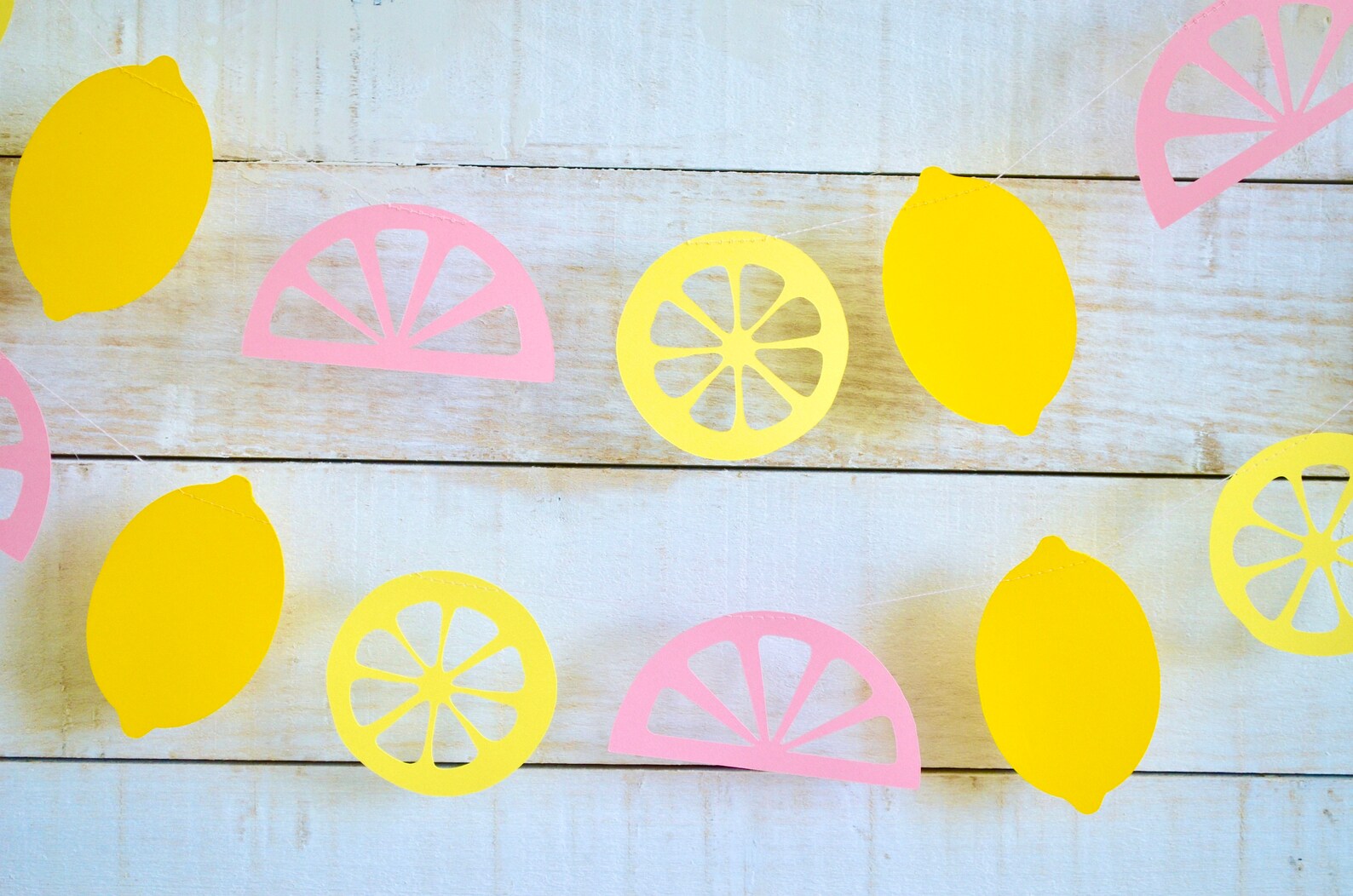 Lemonade Garland Lemonade Banner Lemonade Stand Decorations - Etsy