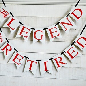 The Legend Has Retired, Happy Retirement Banner, Air Force Retirement ...