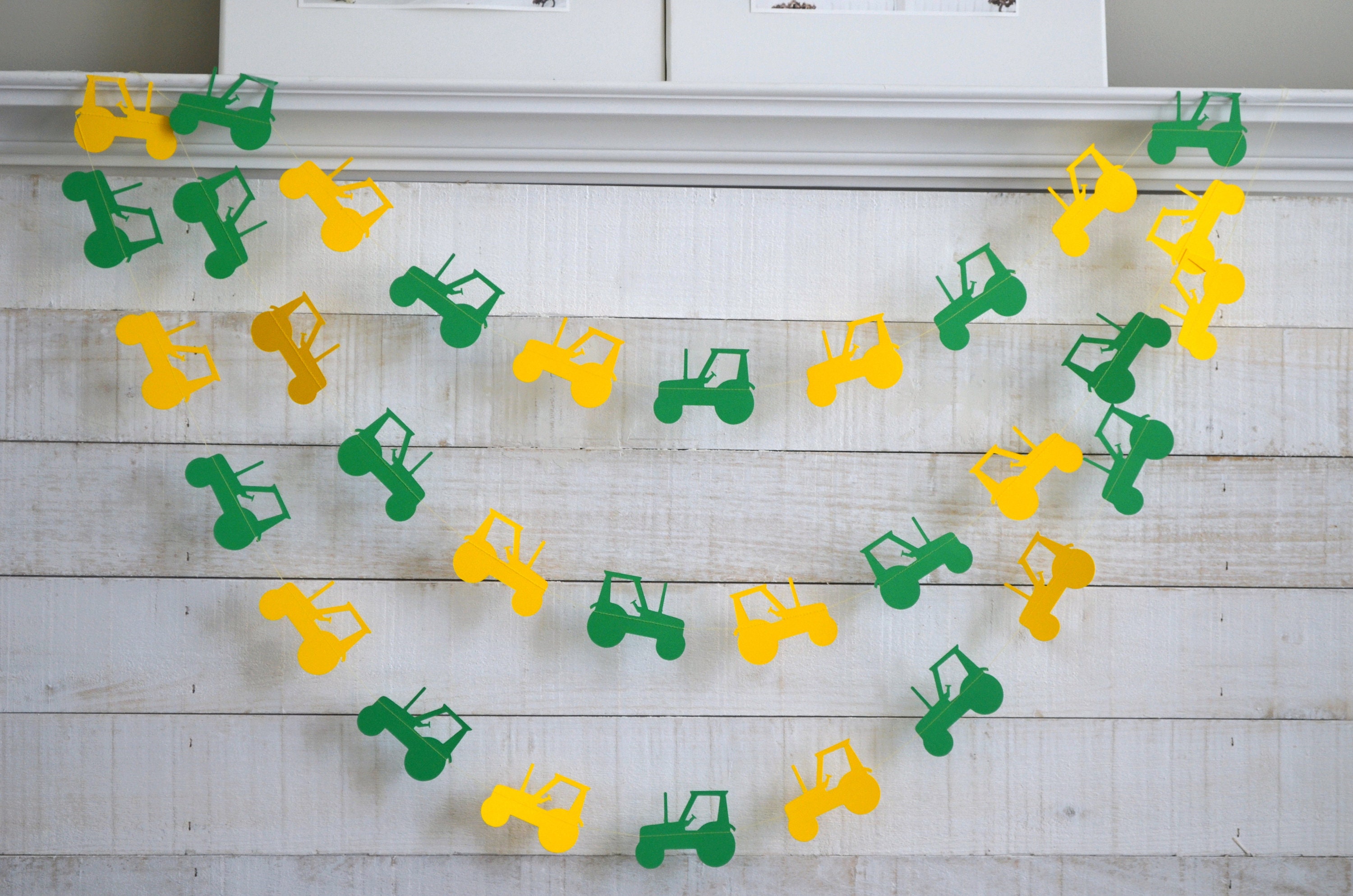 Tractor Garland Farm Nursery Decorations Tractor Banner | Etsy