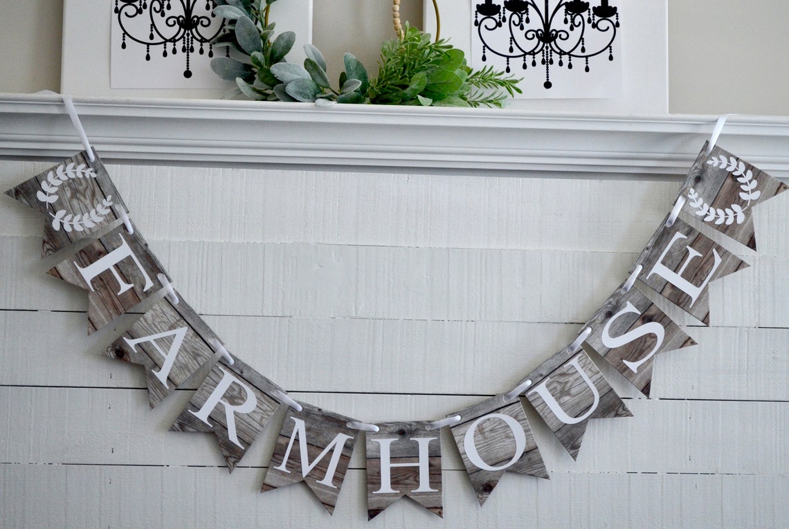 Farmhouse Sign Farmhouse Banner Home Sweet Home Everyday - Etsy