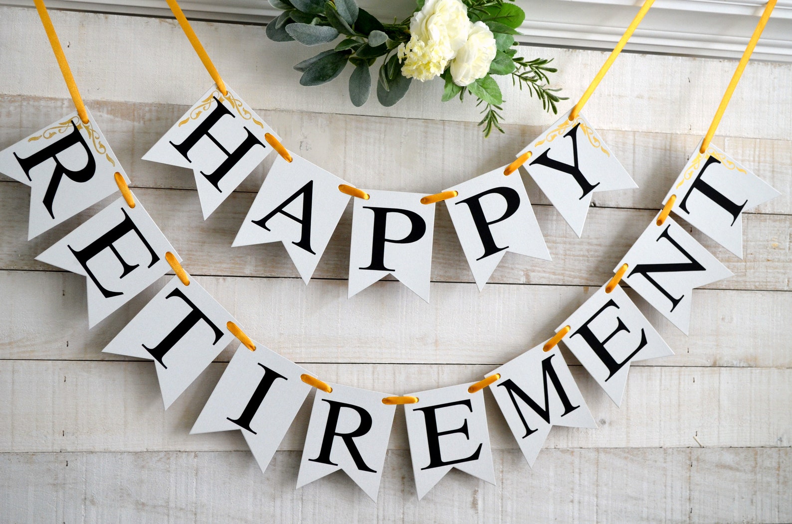 HAPPY RETIREMENT Banner Retirement Sign Retirement Decor - Etsy UK