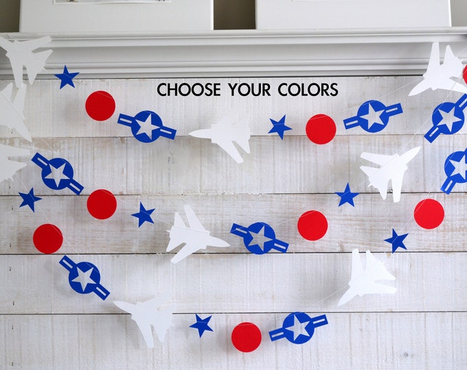 Air Force Party Decorations, Air Force Roundel Decorations, Air Force ...