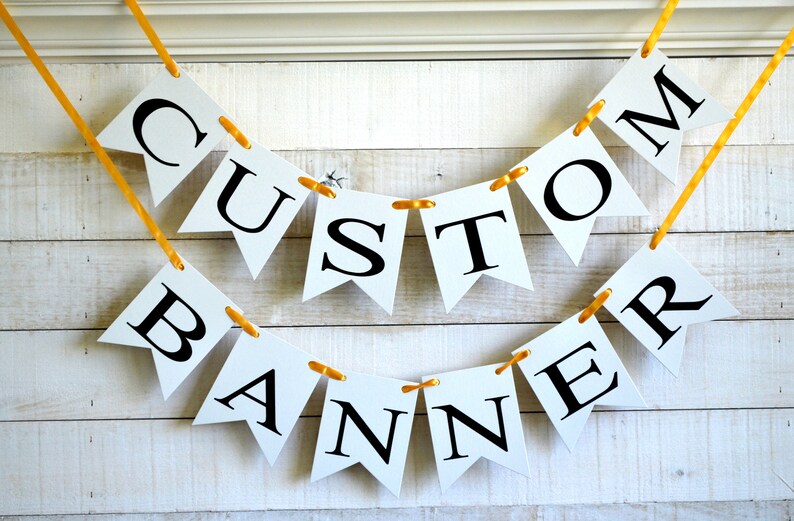 Custom Banner Personalized Banner Design Your Own Banner - Etsy