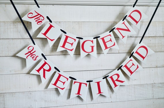 The Legend has Retired, Happy Retirement banner, Air Force retirement ...