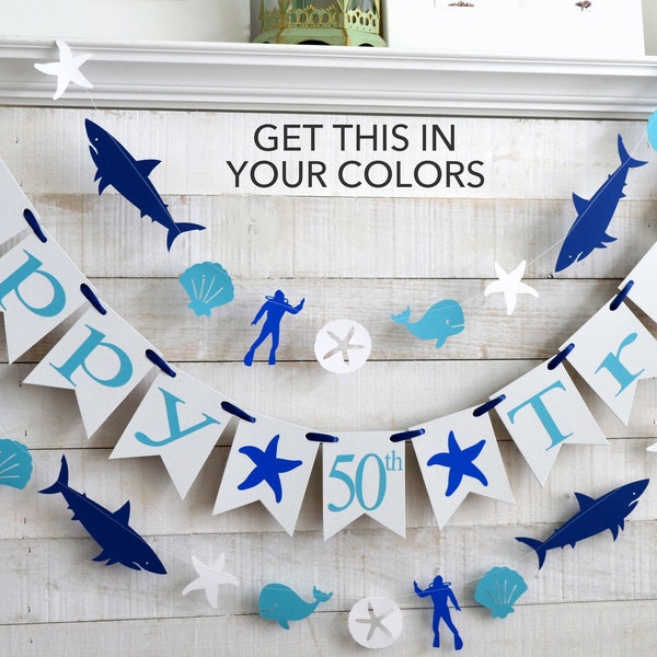Nautical 50th Birthday Decorations - Etsy