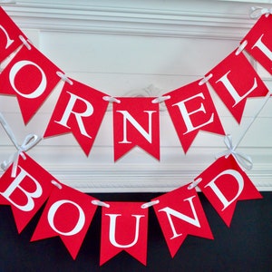 College Bound Banner: Personalized Name School Colors Graduation Decor ...