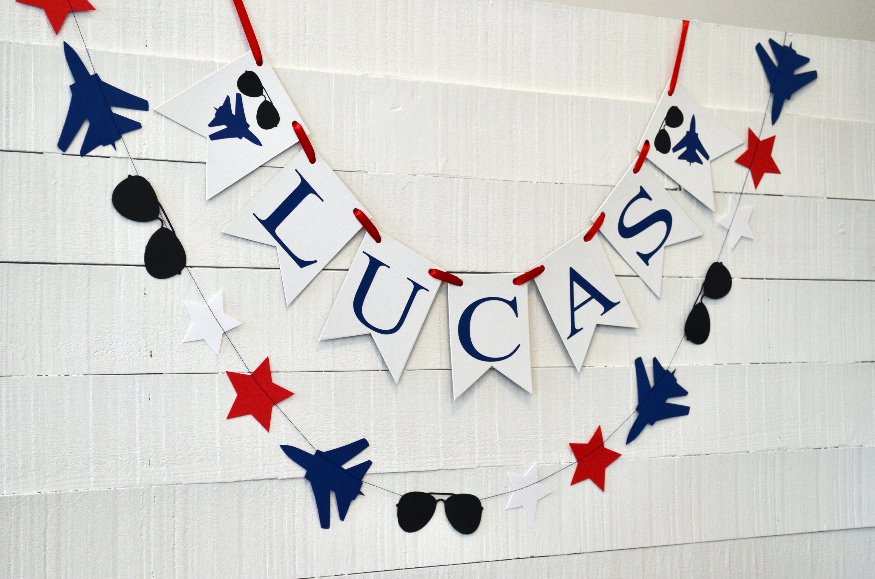 Military Jet 1st Birthday Decorations Custom Jet Baby Shower - Etsy