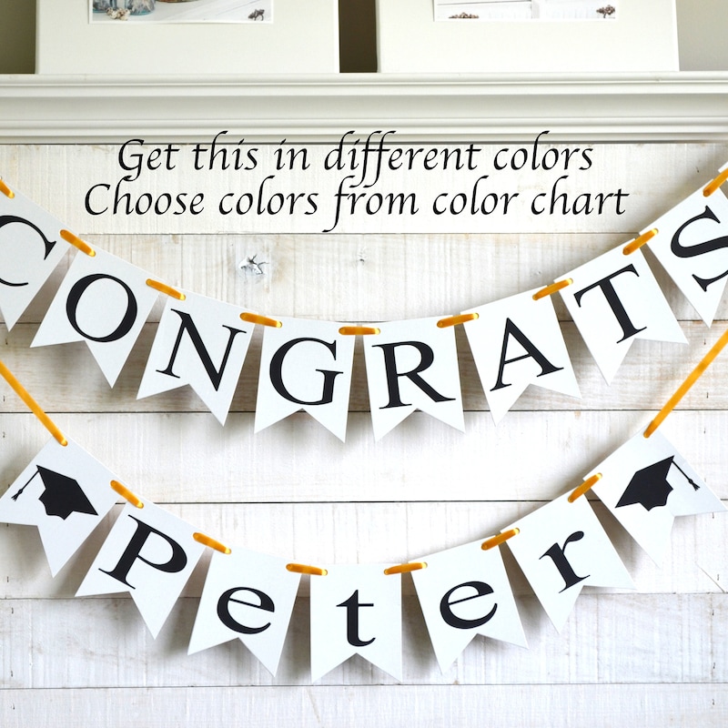 Congratulations Banner - Etsy