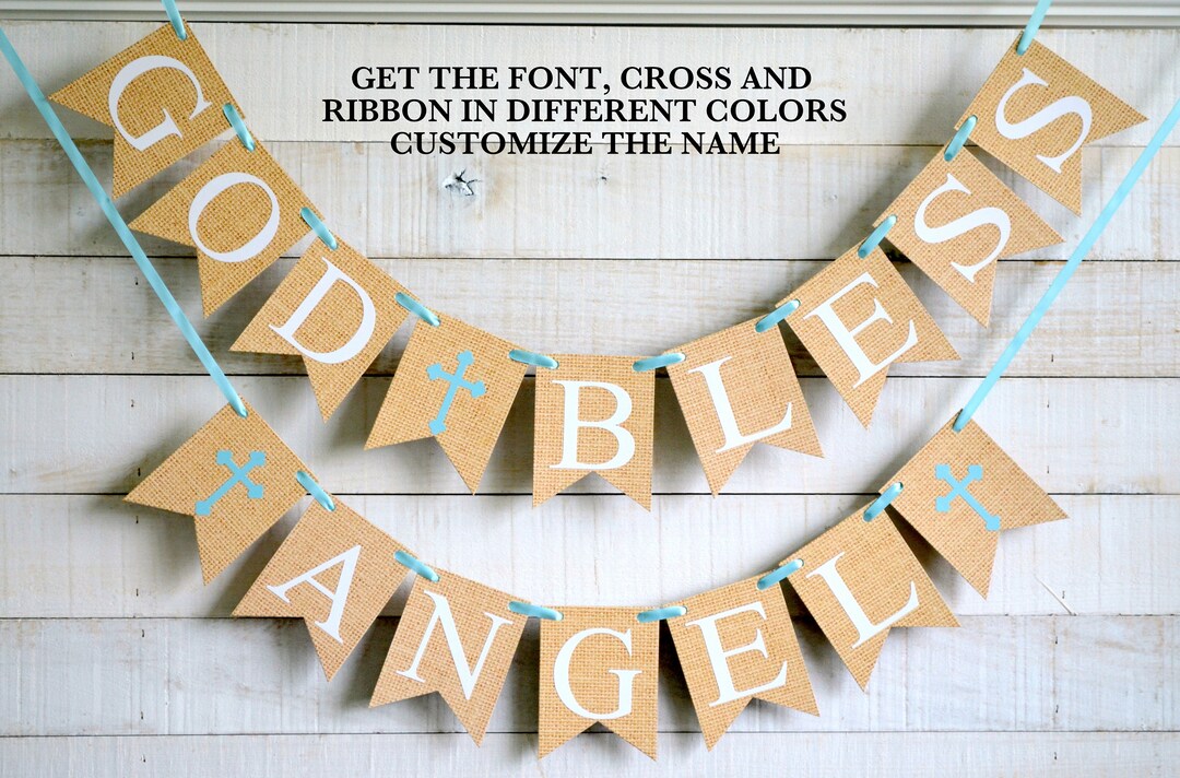 BAPTIST Decorations, Baptism Banner, First Communion Banner ...