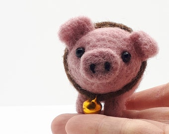Needle Felt Pig | Etsy