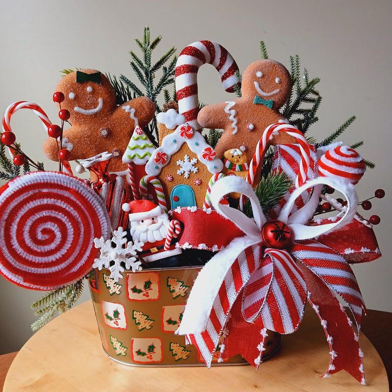 Gingerbread Floral Centerpiece - Etsy