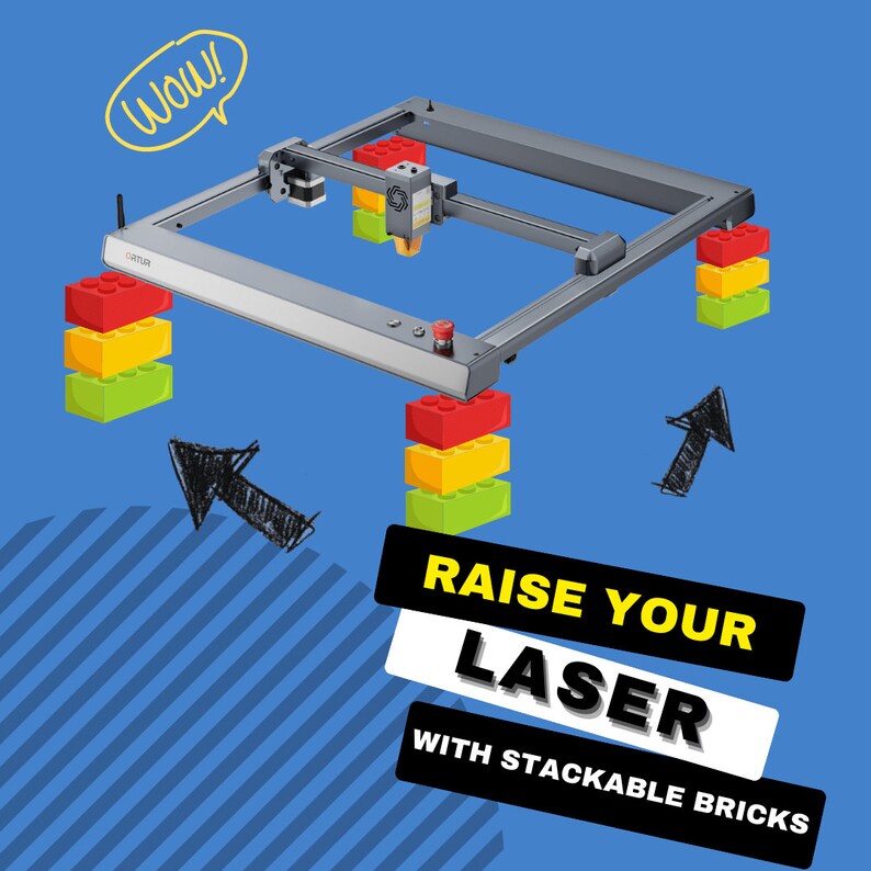 Ortur Laser Master 3 Stackable Brick Feet Retainer Feet - Etsy