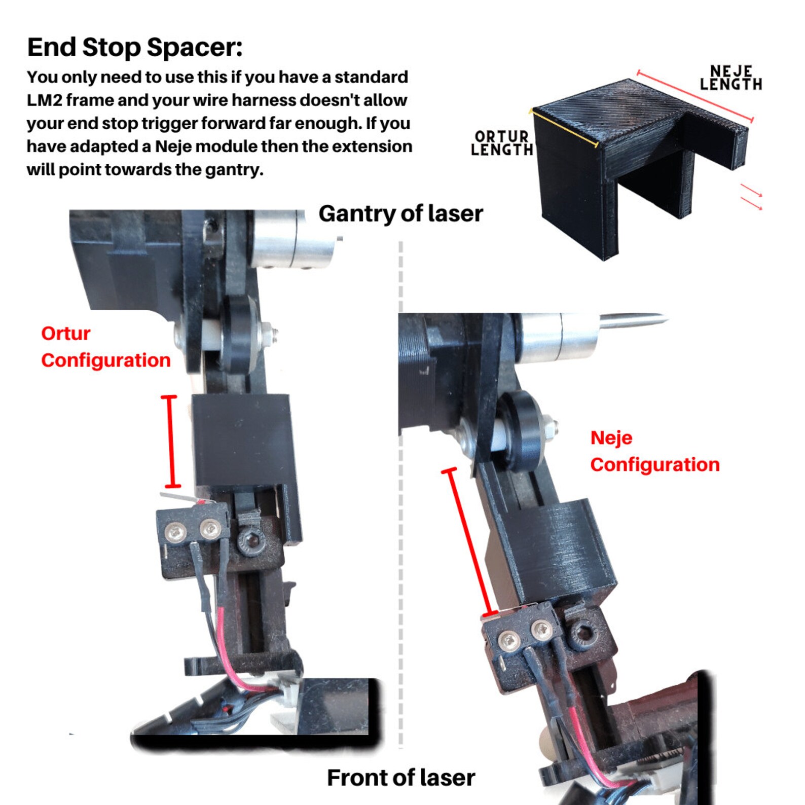 Ortur Z Axis Adjuster Ultralight Focus Master Kit for LM2 - Etsy