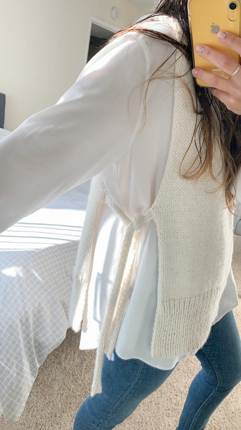 Knitting Pattern - Moon Vest - Etsy
