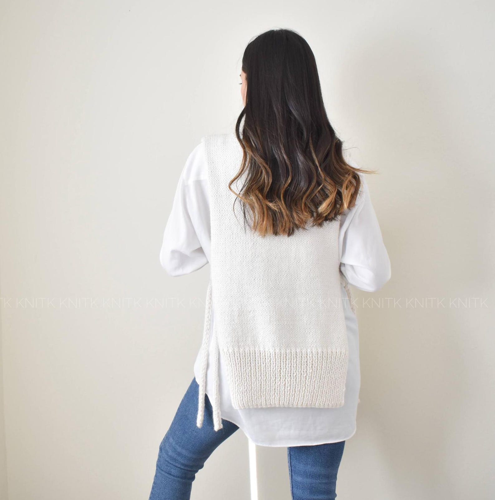 Knitting Pattern - Moon Vest - Etsy