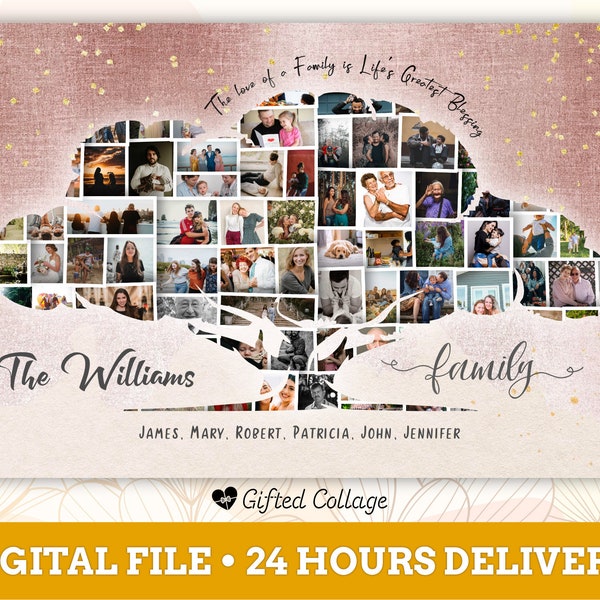 Family Tree Collage - Etsy