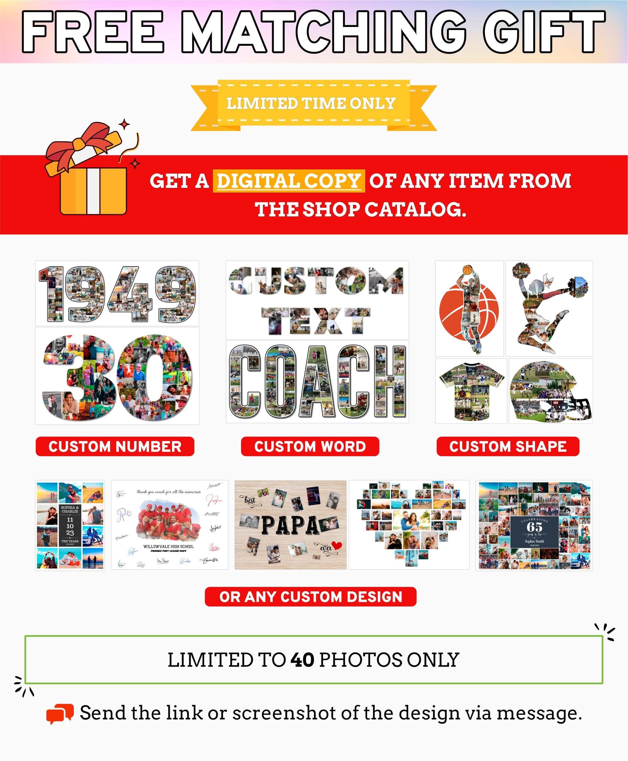 Personalized Baseball Collage, End of Season Gift, Team Memento ...