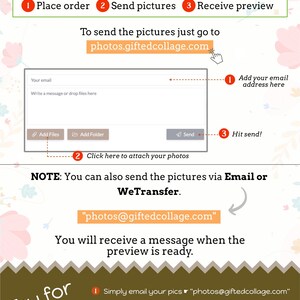 1965 Birthday Photo Collage, Personalized Custom Photo Number Collage ...