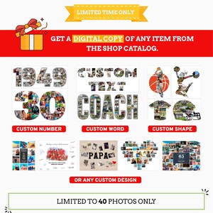 Baseball Photo Collage, Senior Night Personalized Gift, Baseball Year ...