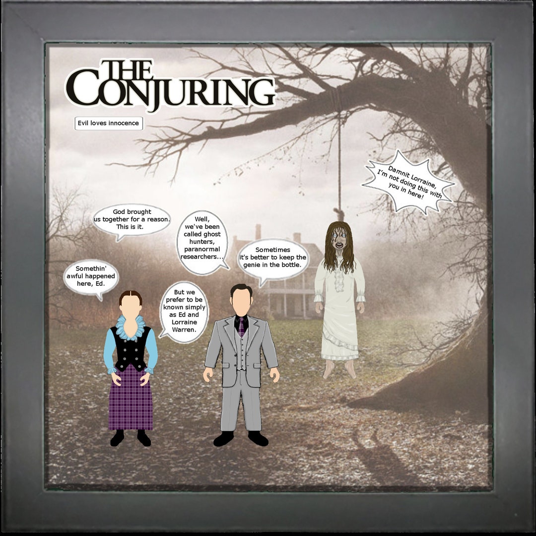 The Conjuring Magnet Shadowbox - Etsy