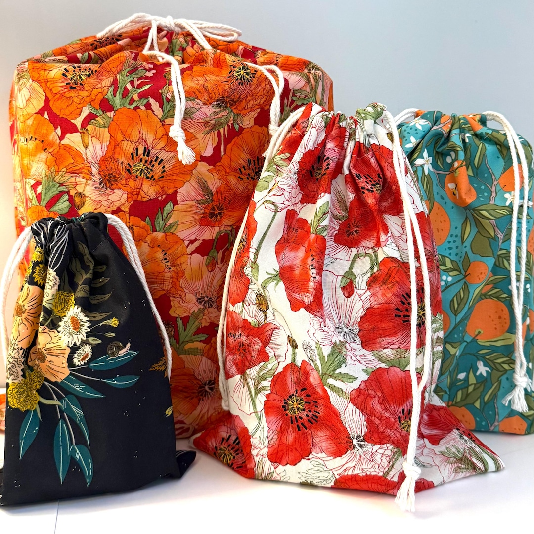 Reusable Cotton Drawstring Gift Bags: Eco-friendly Cloth, Custom Sizes ...
