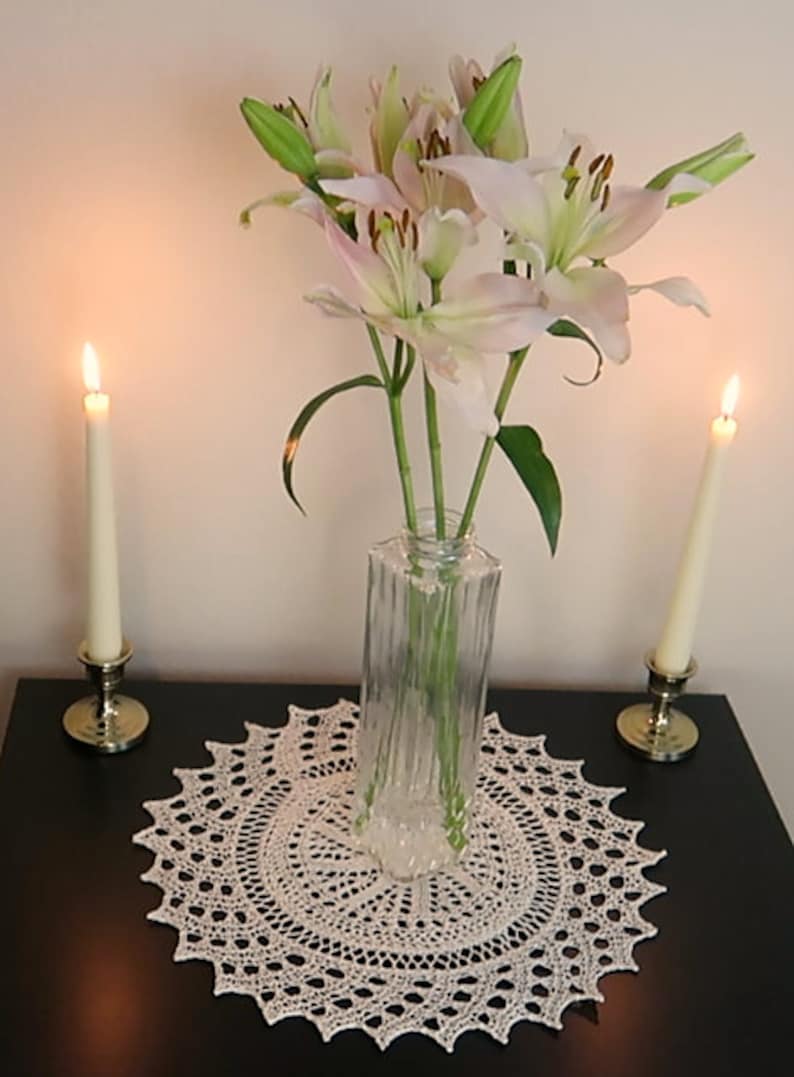 Victorian Doily, 1845 Antique Doily Knitting Pattern - Etsy