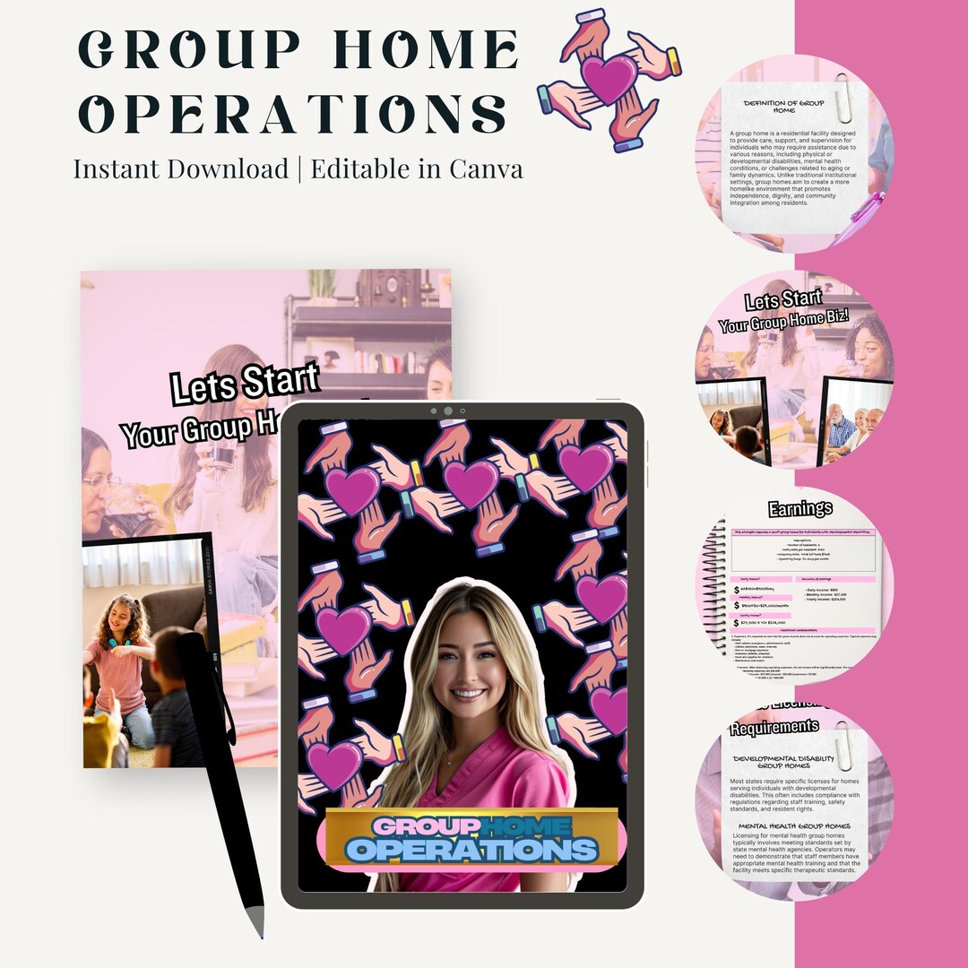 Group Home Operations business Management - Etsy